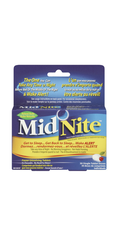 Buy MidNite Natural Sleep Aid at Well.ca | Free Shipping $35+ in Canada