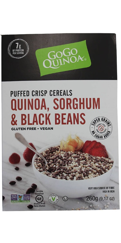 Buy GoGo Quinoa Puffed Cereals Quinoa, Sorghum and Black Beans at Well ...
