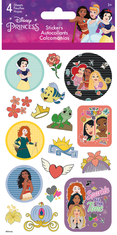Buy Trends Disney Princess Sticker Collage 4 Sheet Stickers at Well.ca ...