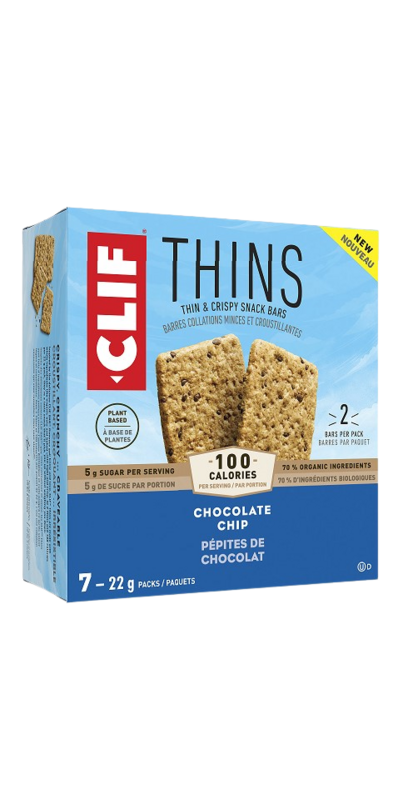 Acheter les barres-collations Clif Thins aux pépites de chocolat à Well ...