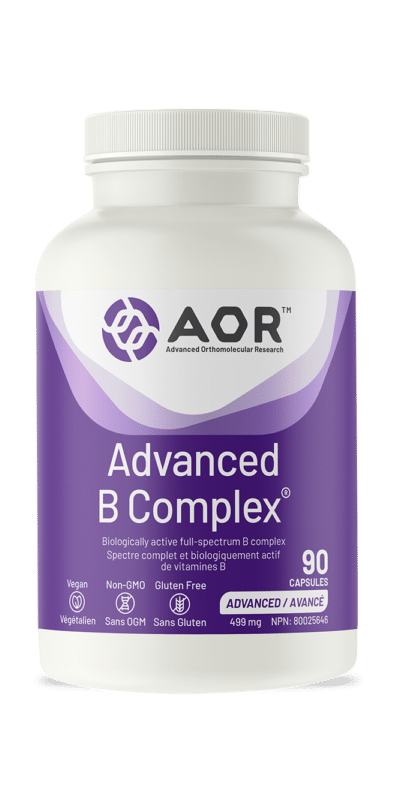 Buy AOR Advanced B Complex 499mg at Well.ca | Free Shipping $35+ in Canada
