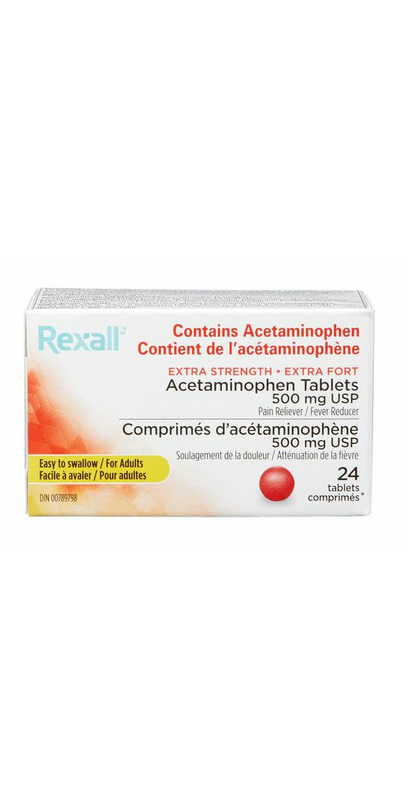 Acheter Rexall Acetaminophen 500mg Easy Swallow à Well.ca | Livraison ...