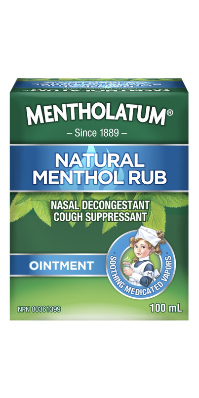 Buy Mentholatum Natural Menthol Rub Ointment at Well.ca | Free Shipping ...