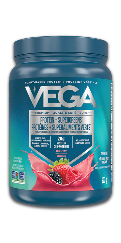 Achetez Vega Plant Based Protein & Supergreens Berry chez Well.ca ...