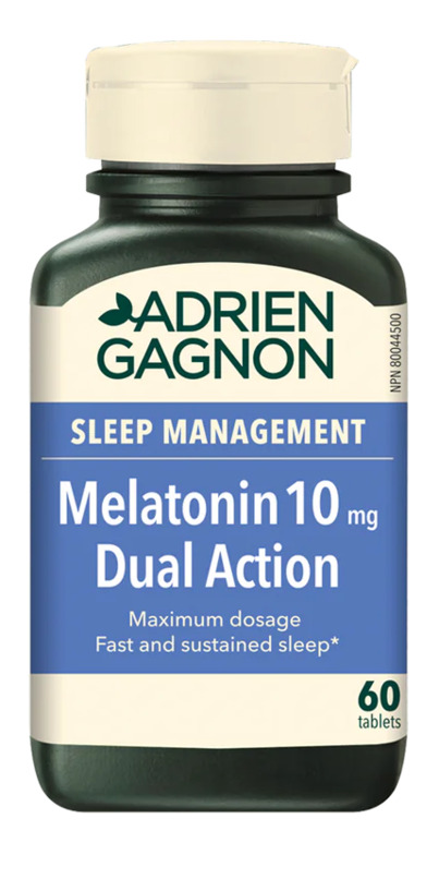 Buy Adrien Gagnon Melatonin 10mg Dual Action at Well.ca | Free Shipping ...
