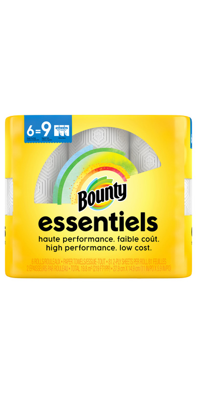 Achetez les essuie-tout Bounty Essential Sélectionnez une taille chez ...