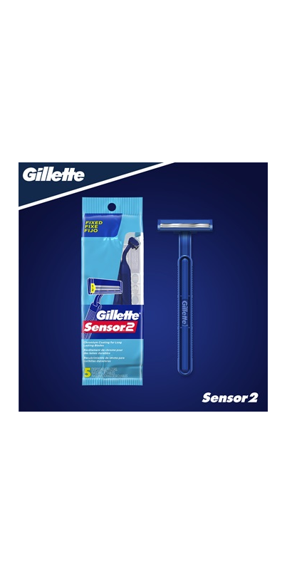 Buy Gillette Sensor 2 Fixed Disposable Razors at Well.ca | Free ...