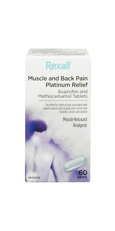 Buy Rexall Muscle & Back Pain Platinum Relief Caplets at Well.ca | Free ...