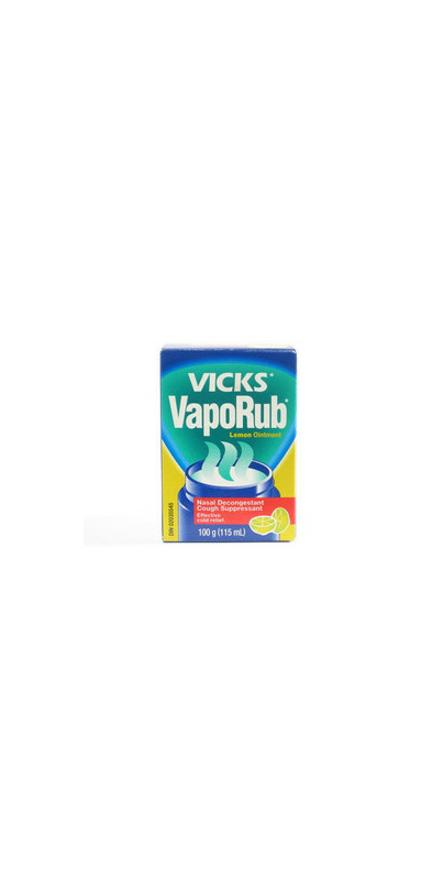 Buy Vicks VapoRub Lemon Ointment at Well.ca | Free Shipping $49+ in Canada