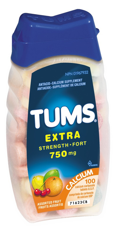 Buy Tums Extra Strength Antacid Calcium Tablets, Fruit Flavour at Well ...