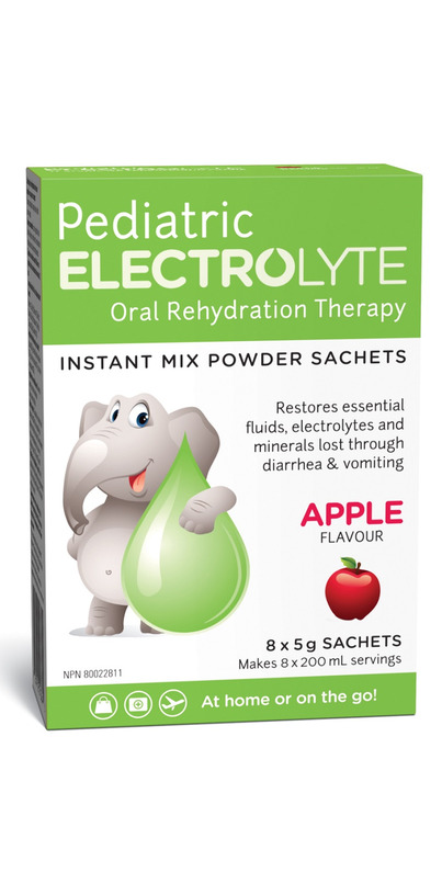 Buy Pediatric ELECTROLYTE Powder Sachets Apple at Well.ca | Free ...