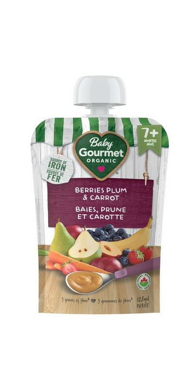 Buy Baby Gourmet Plus Berries Plum and Carrot Organic Baby Food at Well ...