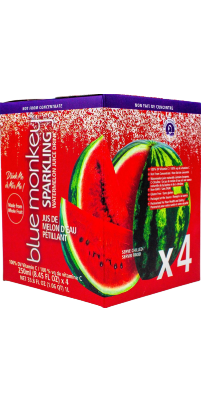 Buy Blue Monkey Sparkling Watermelon Juice 55% at Well.ca | Free ...