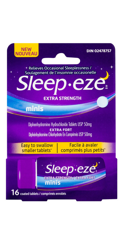 Buy Sleep-eze Extra Strength Minis Coated Tablets at Well.ca | Free ...