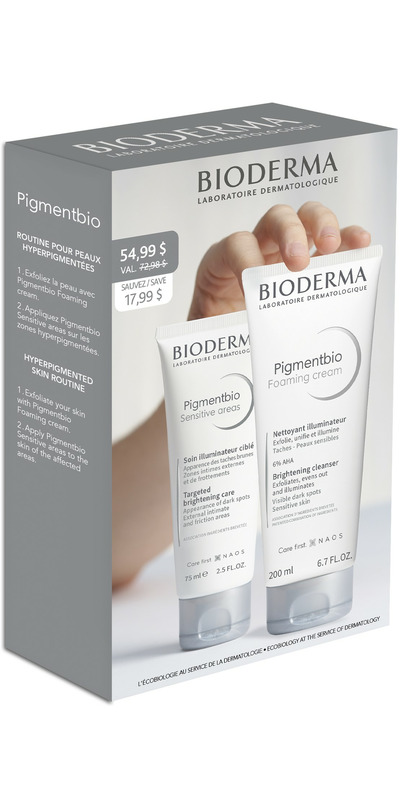 Buy Bioderma Duo Pigementbio Foaming Cream + Sensitive Areas at Well.ca ...