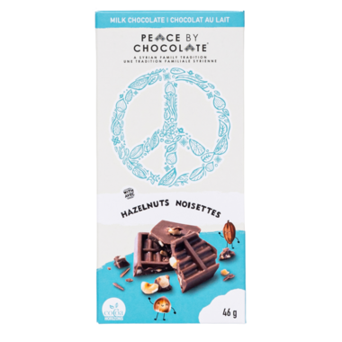 Buy Peace by Chocolate Milk Chocolate with Hazelnuts Bar at Well.ca ...