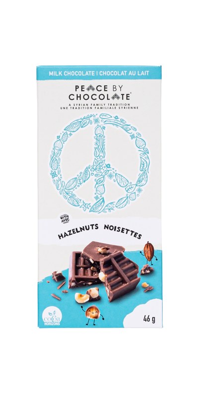 Buy Peace by Chocolate Milk Chocolate with Hazelnuts Bar at Well.ca ...