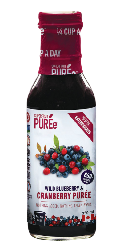 Buy Superfruit PUREe Wild Blueberry & Cranberry Puree at Well.ca | Free ...
