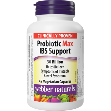 Buy Webber Naturals Probiotic Max IBS Support 30 Billion at Well.ca | Free Shipping $35+ in Canada