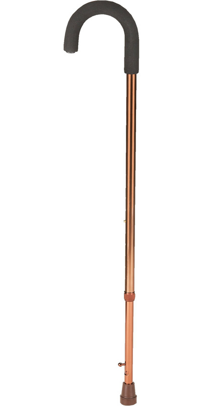 Acheter Option+ Aluminum Cane Retractable Tip T-Handle Bronze chez Well ...