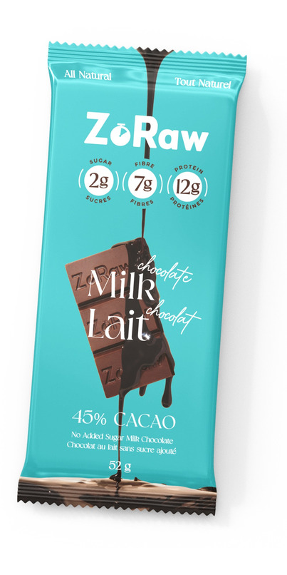 Buy ZoRaw Milk Chocolate Bar with Protein at Well.ca | Free Shipping ...