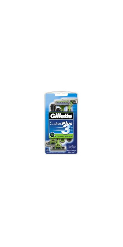 Buy Gillette Custom Plus 3 Razors at Well.ca | Free Shipping $35+ in Canada