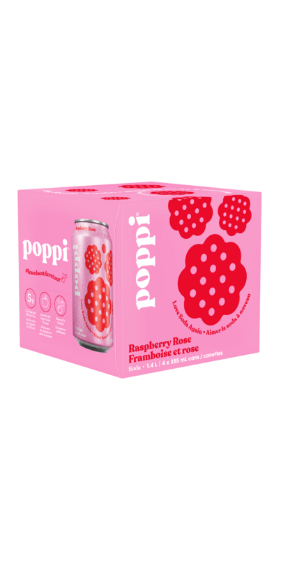 Buy Poppi Raspberry Rose Case at Well.ca | Free Shipping $35+ in Canada
