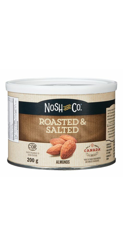 Buy Nosh & Co Roasted & Salted Almonds Tin at Well.ca | Free Shipping ...