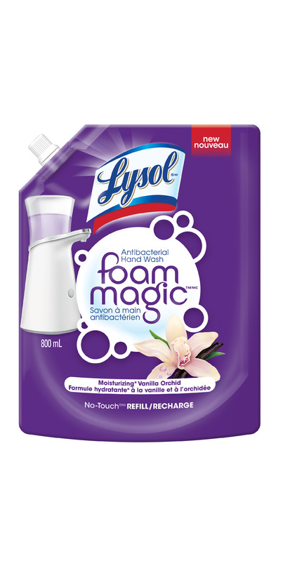 Buy Lysol Foam Magic Antibacterial No Touch Hand Wash System Refill at ...