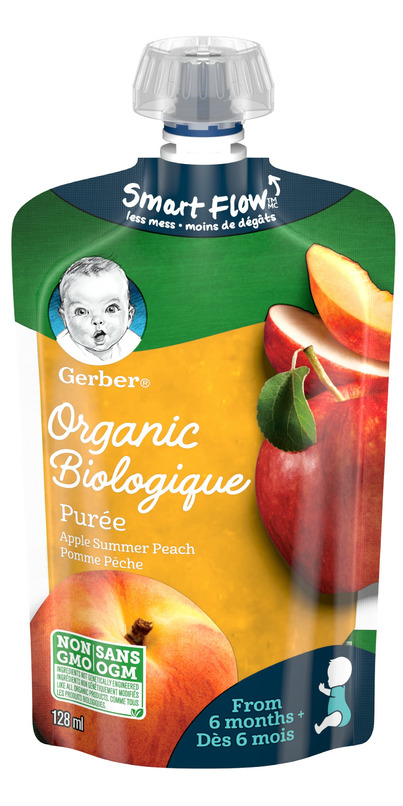 Buy Gerber Organic Puree Apple Peach at Well.ca | Free Shipping $35+ in ...