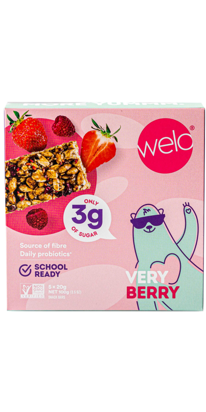Buy Welo School Ready Snack Bar Very Berry at Well.ca | Free Shipping ...