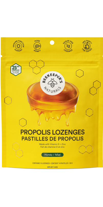 Acheter Beekeeper's Naturals Propolis Lozenges Honey chez Well.ca ...