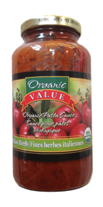 Buy Organic Value Organic Italian Herb Pasta Sauce at Well.ca | Free ...