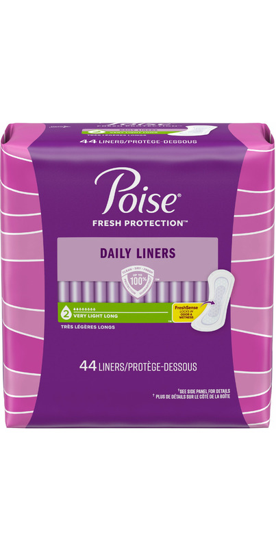 Buy Poise Liners Very Light Absorbency at Well.ca | Free Shipping $35 ...