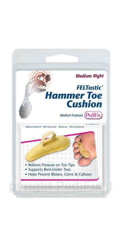 Buy PediFix FELTastic Hammer Toe Cushion Medium Right Foot at Well.ca ...