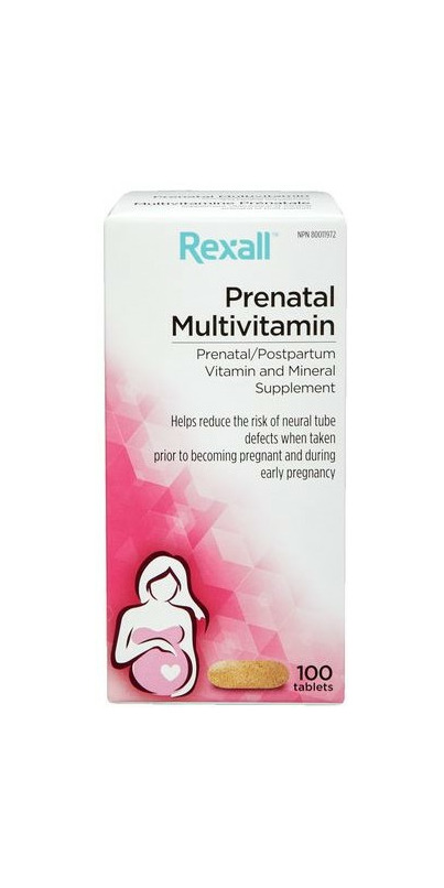 Buy Rexall Prenatal Multi-vitamin at Well.ca | Free Shipping $35+ in Canada