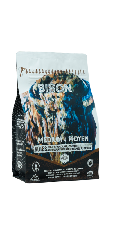 Buy Canadian Heritage Roasting Co. Bison Organic Medium Roast Whole ...