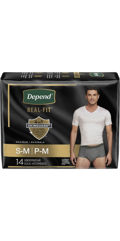 Buy Depend Real Fit Incontinence Underwear for Men Small/Medium at Well ...