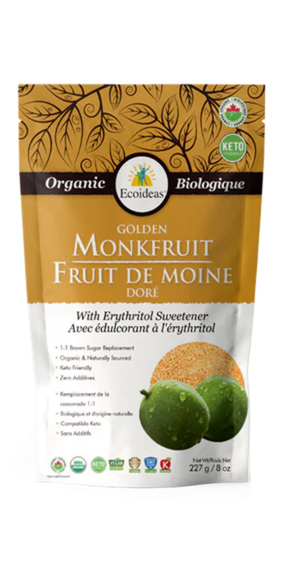 Achetez le fruit de moine doré biologique Ecoideas avec édulcorant ...
