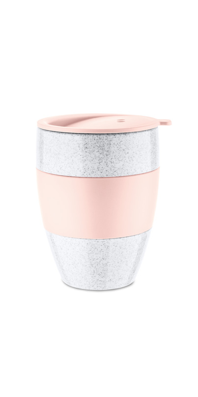 Buy koziol Aroma To Go 2.0 Organic Insulated Cup With Lid Pale Pink And ...