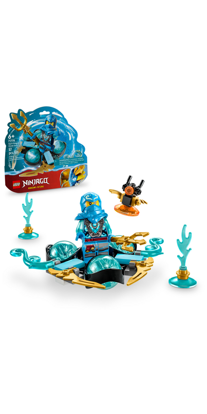 Buy LEGO NINJAGO Nya's Dragon Power Spinjitzu Drift 71778 Building Toy ...