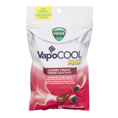 Buy Vicks VapoCOOL MAX Medicated Drops Cherry at Well.ca | Free ...