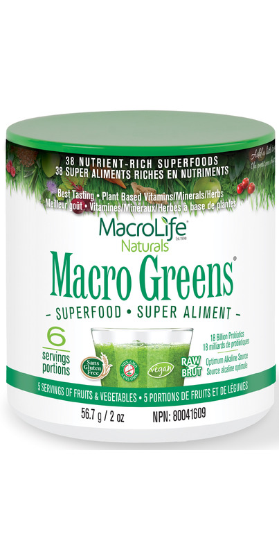 Buy MacroLife Naturals Macro Greens Nutrient Rich Superfood at Well.ca ...