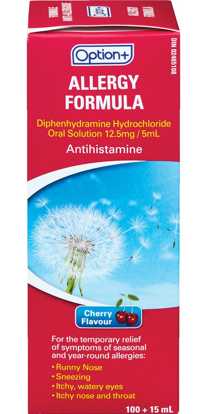 Buy Option+ Adult Allergy Formula Cherry at Well.ca | Free Shipping $35 ...