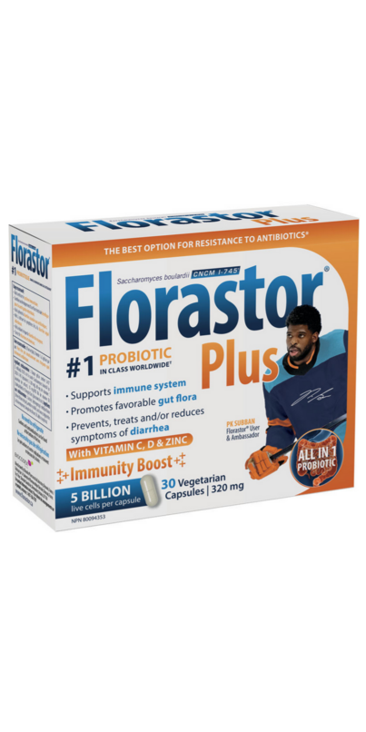 Buy Florastor Plus Probiotic Immunity Boost, Vitamin C, D & Zinc at ...