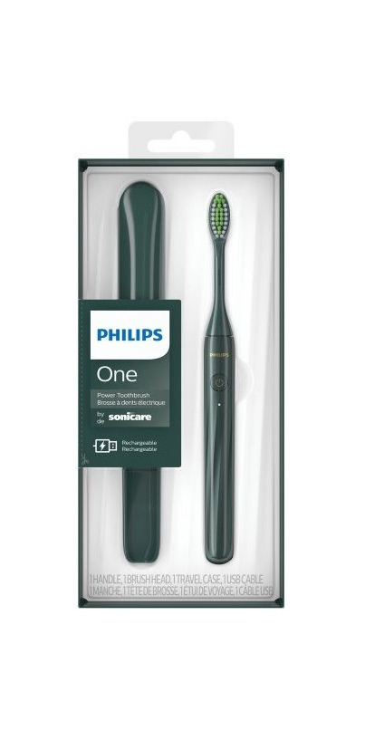 Buy Philips One by Sonicare Rechargeable Toothbrush Green at Well.ca ...