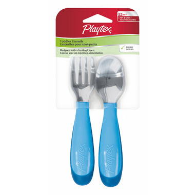 Buy Playtex Baby Fork & Spoon Set at Well.ca | Free Shipping $35+ in Canada