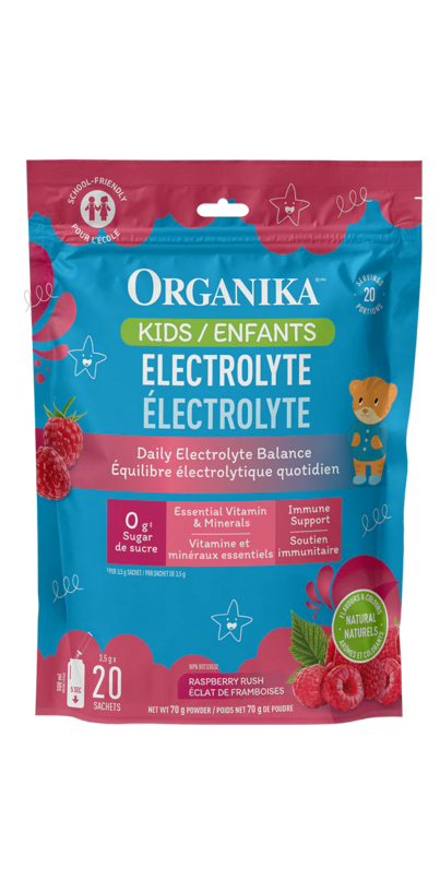 Buy Organika Kids Electrolytes Pouch Raspberry Rush at Well.ca | Free ...