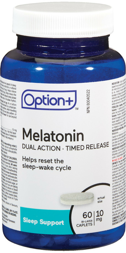 Buy Option+ Melatonin Dual Action Timed Release 10mg at Well.ca | Free ...