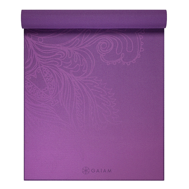 Buy Gaiam Printed Yoga Mat 4 mm Fading Flower at Well.ca | Free ...